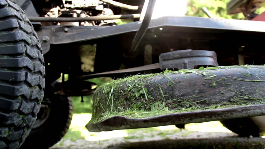 The Dirty Lawn Tractor Mower Stock Footage Video (100% Royalty-free ...