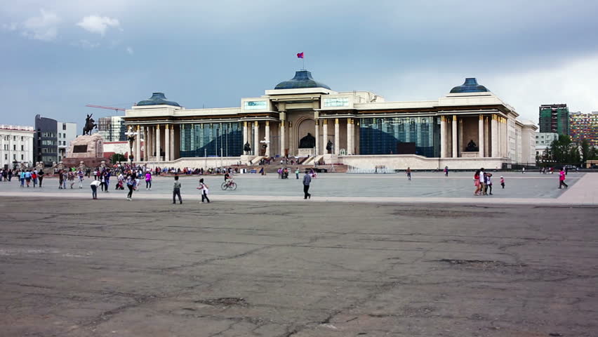 View of Sukhbaatar Square, Ulaanbaatar, Stock Footage Video (100% ... View of Sukhbaatar Square, Ulaanbaatar, Stock Footage Video (100% ...