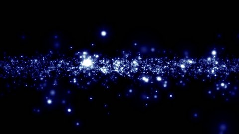 cinematic blue moving particles triangle shapes Stock Footage Video ...