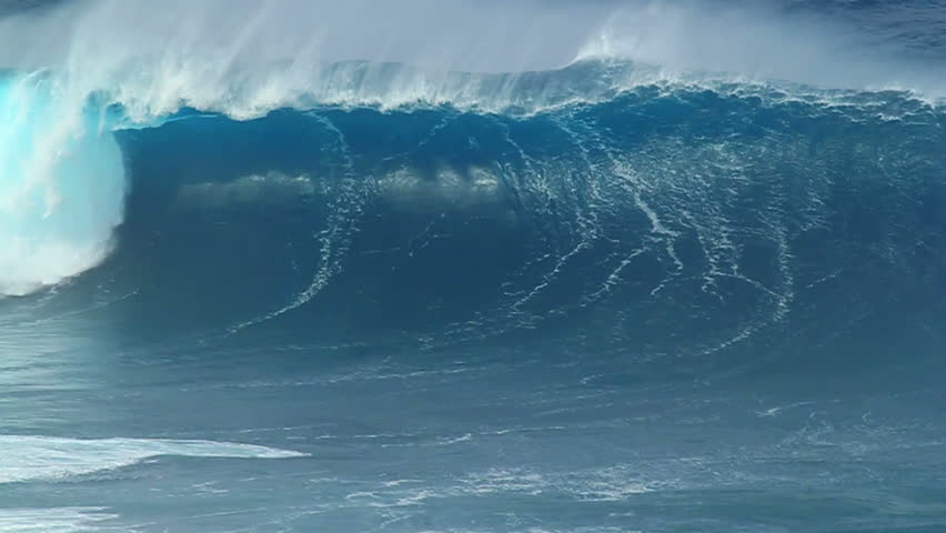 slow motion beautiful blue giant ocean Stock Footage Video (100% ...