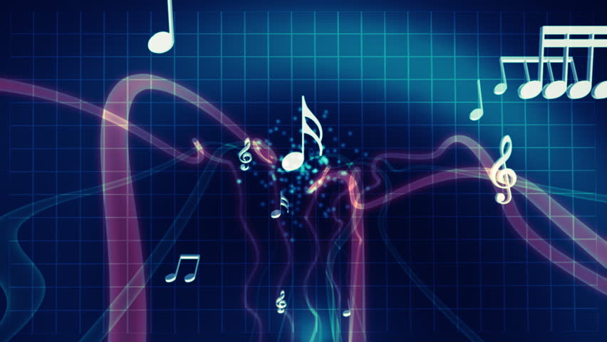 multicolor abstract music animated background loop Stock Footage Video ...