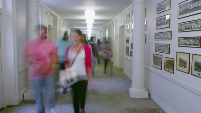 Time Lapse of Busy Students Stock Footage Video (100% Royalty-free ...
