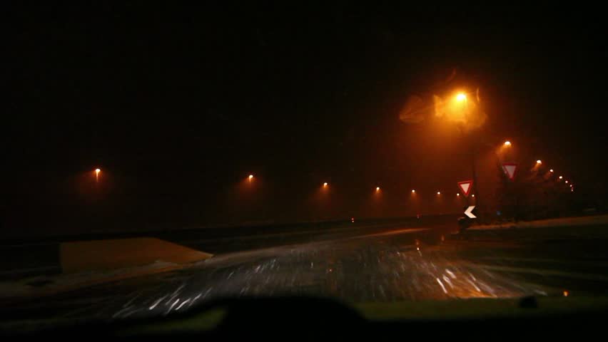 night driving blizzard Stock Footage Video (100% Royalty-free) 5113808 ...