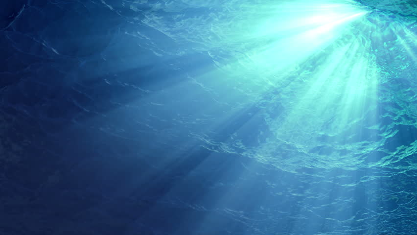 Light Shining Through Water