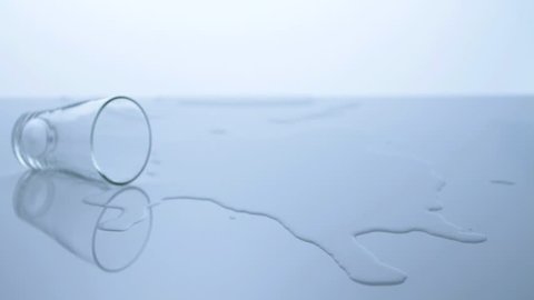 Spilled Glass Water Stock Footage Video (100% Royalty-free) 5166626 ...