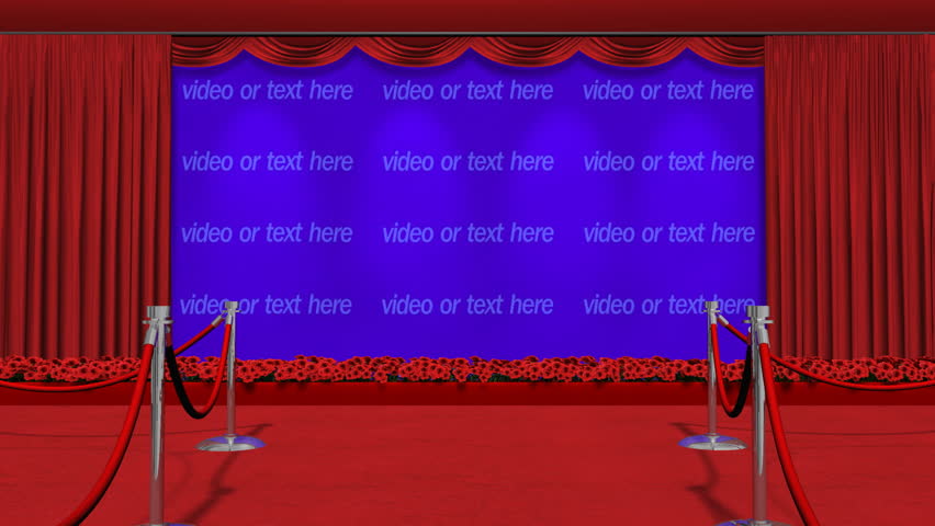 red carpet zoom backdrop alpha matte Stock Footage Video (100% Royalty ...