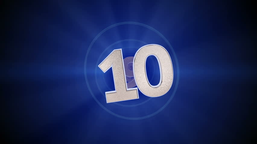Countdown 10 to 1 Stock Footage Video (100% Royalty-free) 5174783 ...