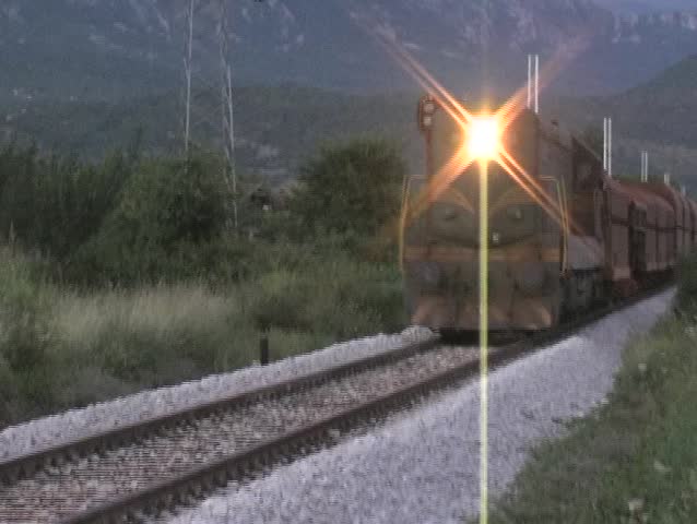 Train Passing By Stock Footage Video (100% Royalty-free) 51754 ...