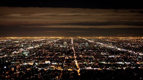 Overview Los Angeles City Grid 4k Stock Footage Video (100% Royalty ...