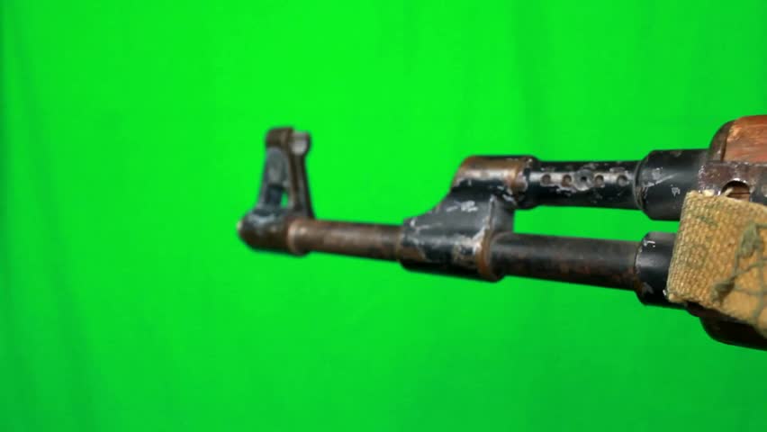 shooting ak-47 barrel left side view Stock Footage Video (100% Royalty ...