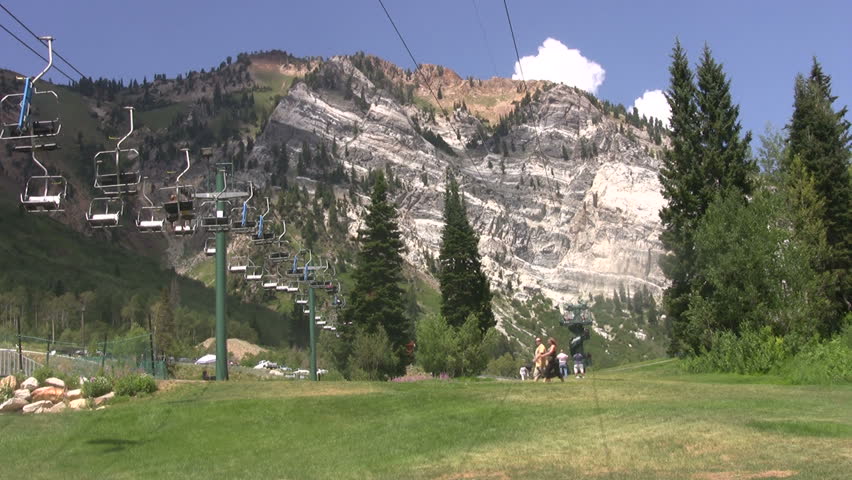 video snowbird winter summer resort utah Stock Footage Video (100% ...