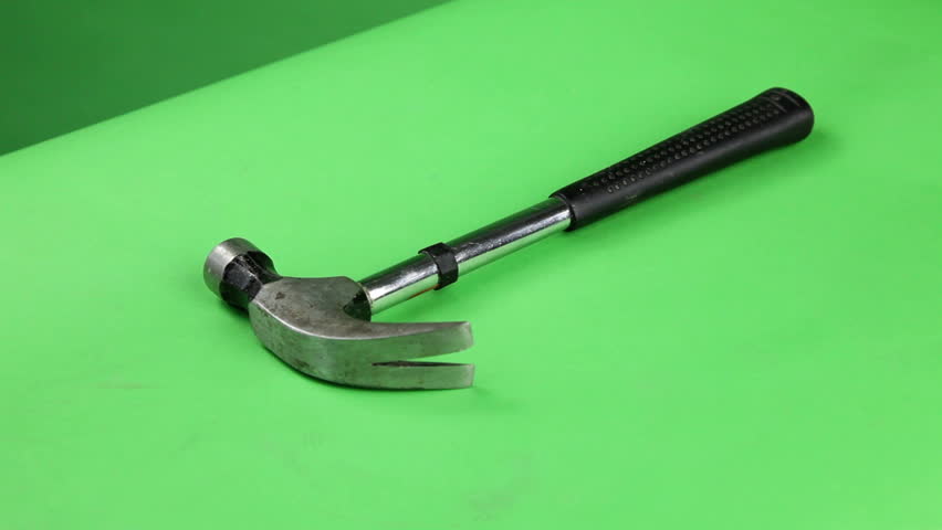 hammer turning on green screen Stock Footage Video (100% Royalty-free ...