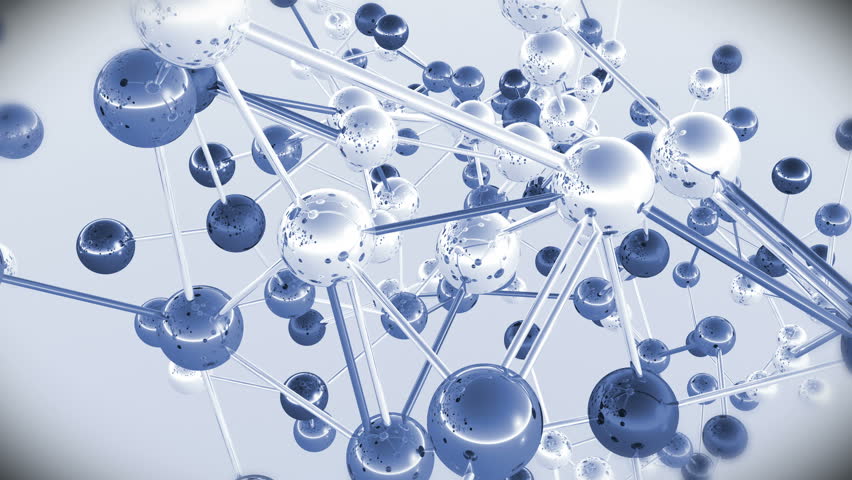 animation chemical compound structures molecules against: video stock ...