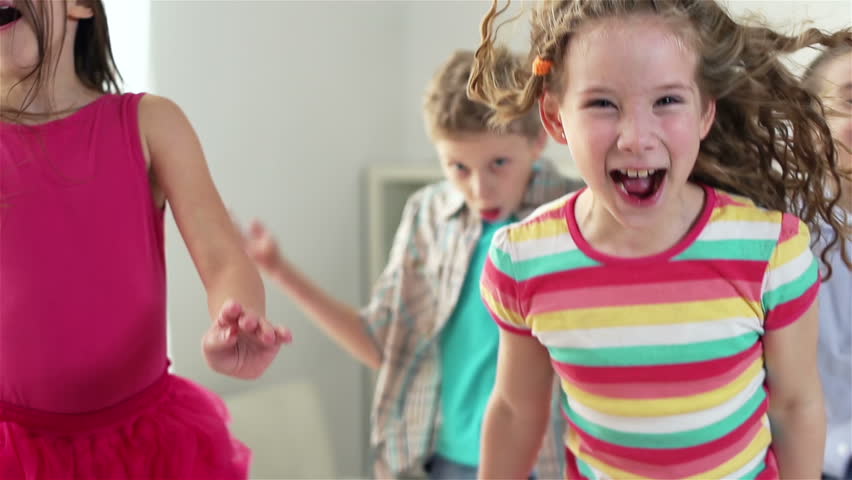 Close-up of Children Having Pure Stock Footage Video (100% Royalty-free ...