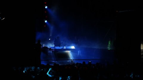Crowd Partying Wild Concert Stock Footage Video (100% Royalty-free ...