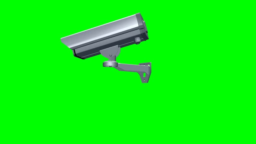 Moving Security Cam Clip Green Stock Footage Video (100% Royalty-free ...