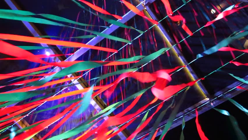 Colorful Ribbons in the Wind Stock Footage Video (100% Royalty-free ...