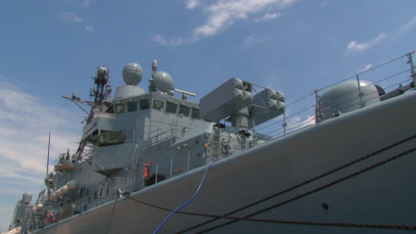 Rocket Launchers On a Warship Stock Footage Video (100% Royalty-free ...