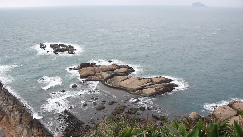 Rocky Small Islands Near the Stock Footage Video (100% Royalty-free ...