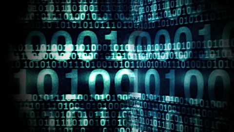 binary numbers animated background loop Stock Footage Video (100% ...