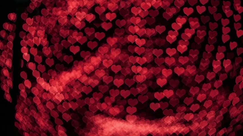 Blinking Hearts .shining Heart Shapes Stock Footage Video (100% Royalty ...