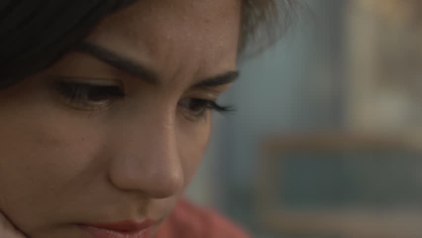 close choker shot serious face concentrated Stock Footage Video (100% ...