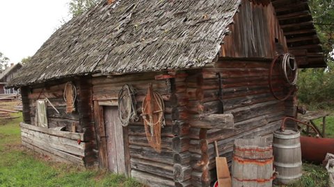 Old Wooden House Stock Footage Video (100% Royalty-free) 5371691 ...