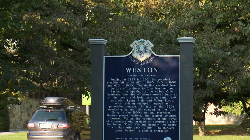 historical weston sign Stock Footage Video (100% Royalty-free) 5385623 ...