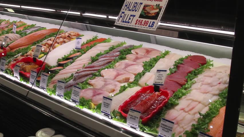 fresh food displays market 1 6 Stock Footage Video (100% Royalty-free ...