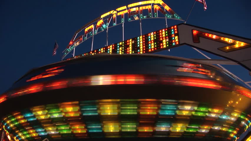 brightly lighted multicolored flashing lights on Stock Footage Video ...