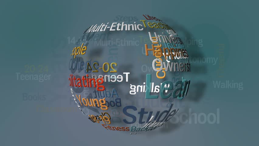Global Education Globe Background Revolving Stock Footage Video (100% ...