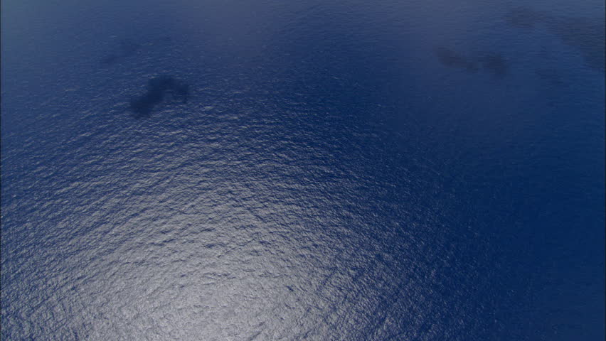 Blue Ocean. Aerial Shot of Stock Footage Video (100% Royalty-free ...
