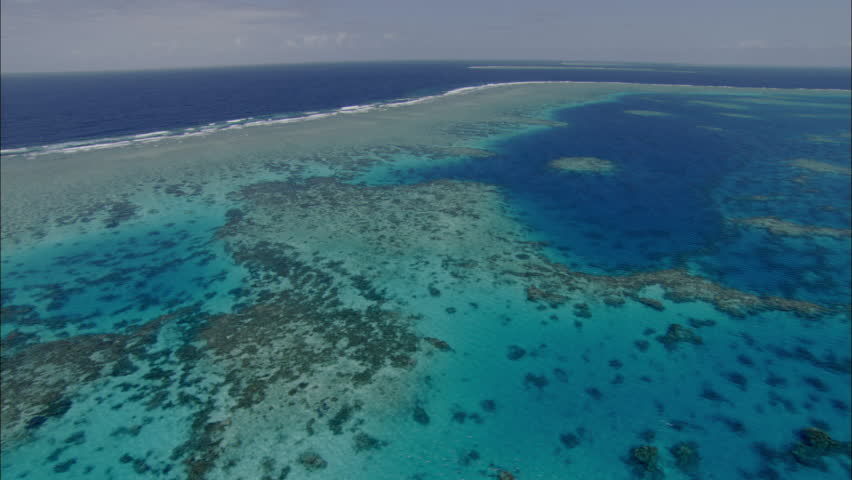 Tropical Sandbar. Aerial Shot of Stock Footage Video (100% Royalty-free ...