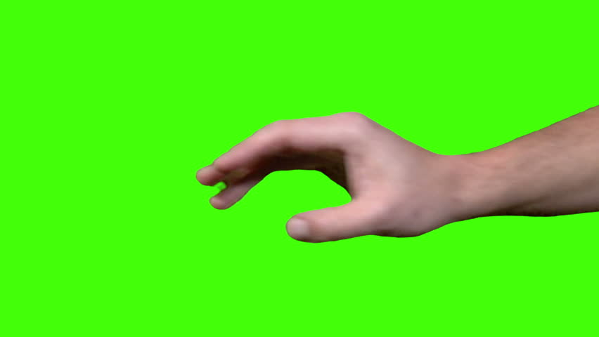 Hand Flicks Object Away Close Wide Stock Footage Video (100% Royalty ...