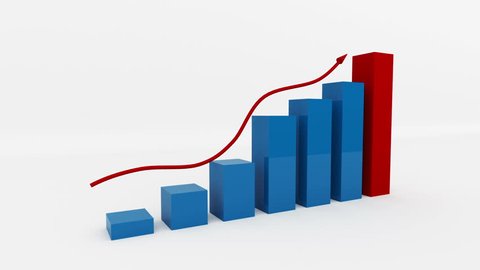 Statistics Business 3d Graph Bar Chart Stock Vector (Royalty Free ...
