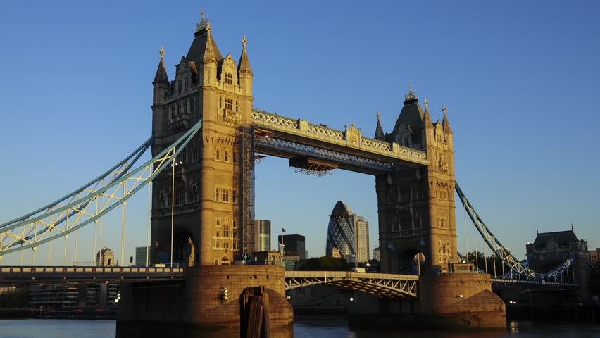 Early Morning in London, England. Stock Footage Video (100% Royalty ...