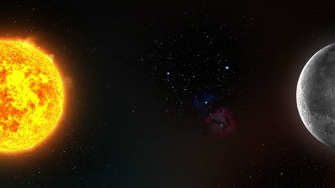Title Sun Moon Colliding Description Digital Stock Footage Video (100% ...