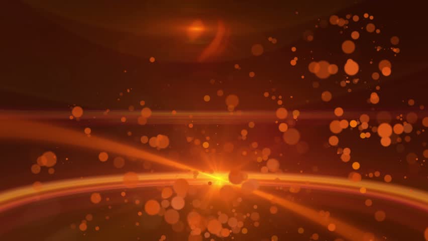twinkling orange abstract particle background animated Stock Footage ...