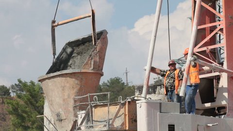 Bored Piling Machine Operation Construction Site Stock Footage Video ...