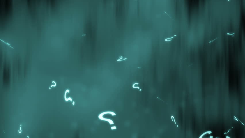 Fire Question Mark Frame Isolated Overlay on black background Video ...