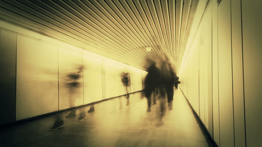 Timelapse Commuter. Time Lapse People Stock Footage Video (100% Royalty ...