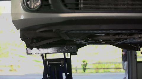 Pan Shot Tireless Car Walker Background Stock Footage Video (100% ...