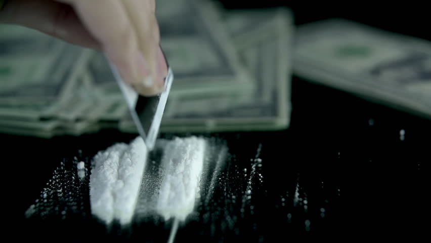 making snorting lines while somebody throws Stock Footage Video (100% ...