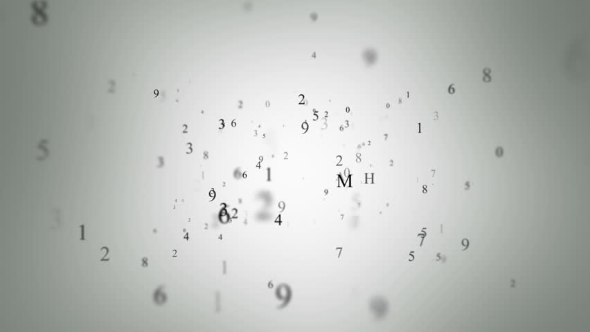 animated background numbers "math" title Stock Footage Video (100% ...