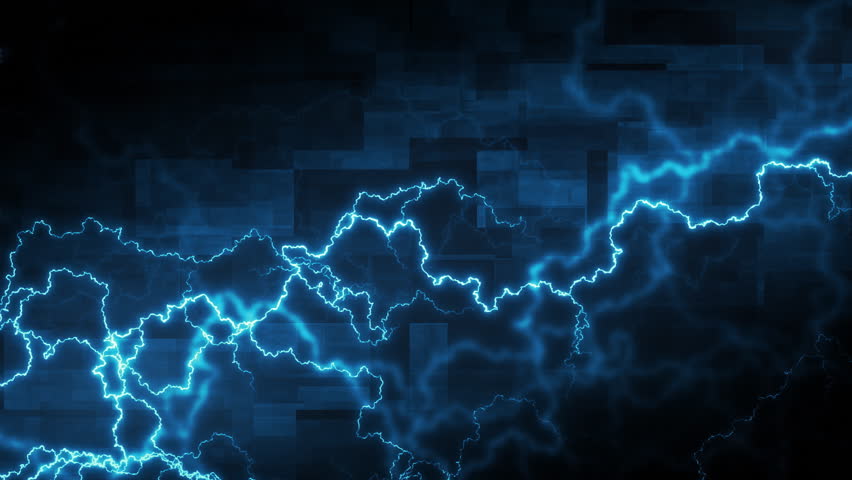 Abstract Background with Electric Arcs Stock Footage Video (100% ...