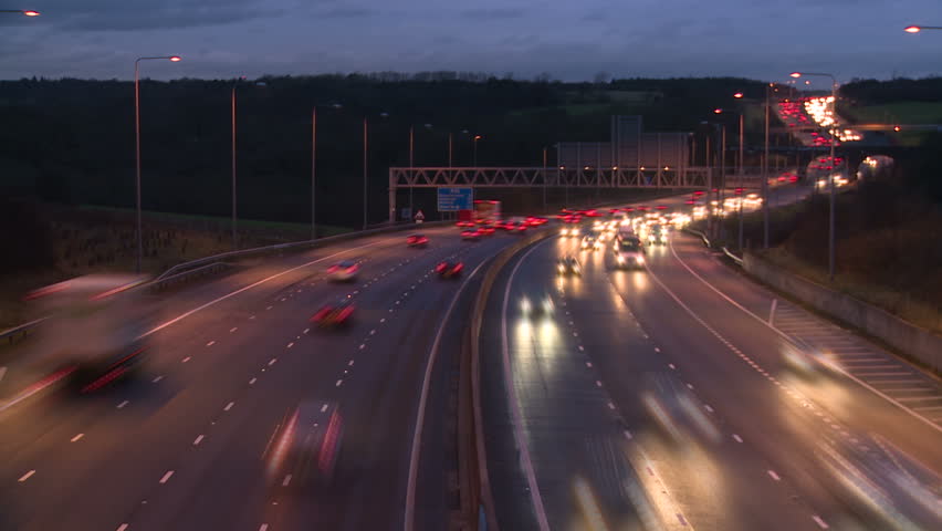 time-lapse motorway night Stock Footage Video (100% Royalty-free ...