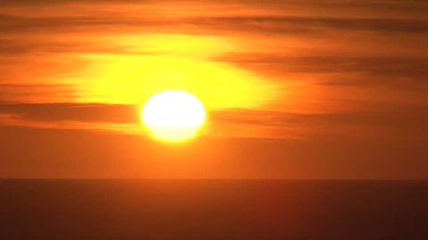 beautiful clear big sun sunrise sunset Stock Footage Video (100% ...