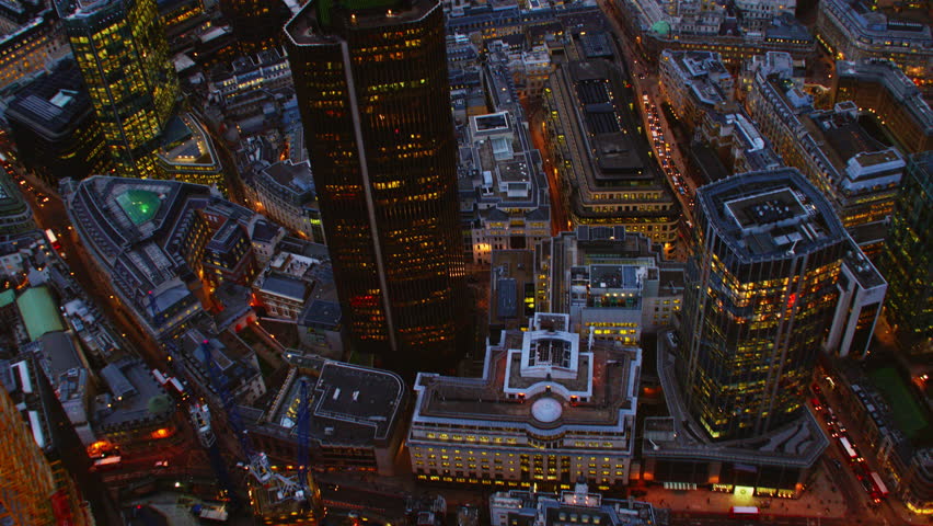 4k aerial shot central london view Stock Footage Video (100% Royalty ...