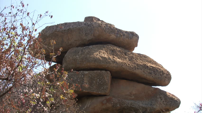 Balancing Rock, Epworth, Zimbabwe Stock Footage Video (100% Royalty ...