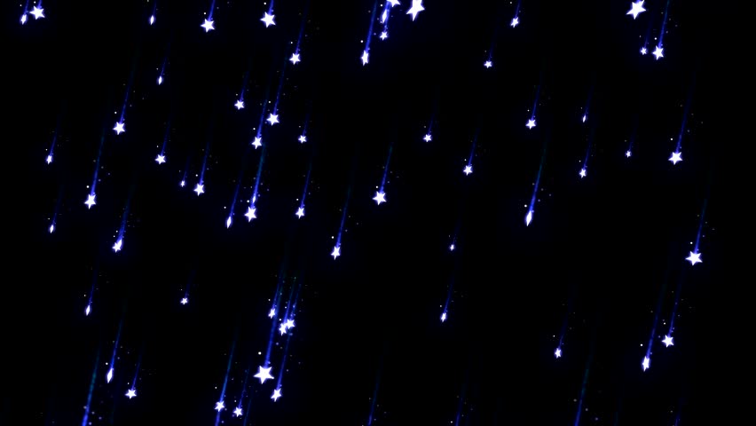 Falling Stars - Loop Stock Footage Video (100% Royalty-free) 5589194 ...